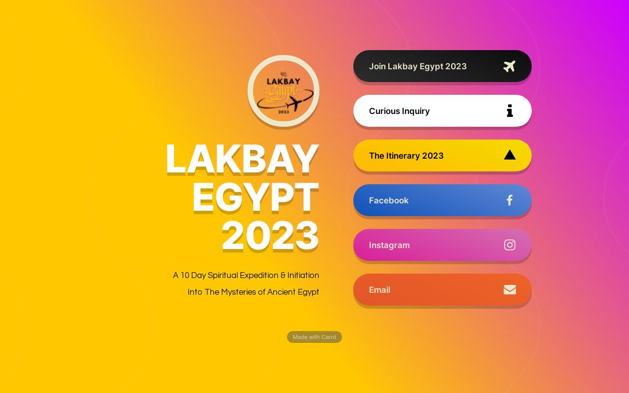Lakbay Egypt 2023